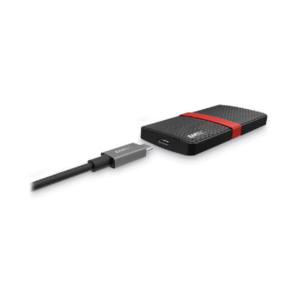 Shop Emtec X200 Power Plus External SSD 1 TB USB 3.1 - Black Online at ...