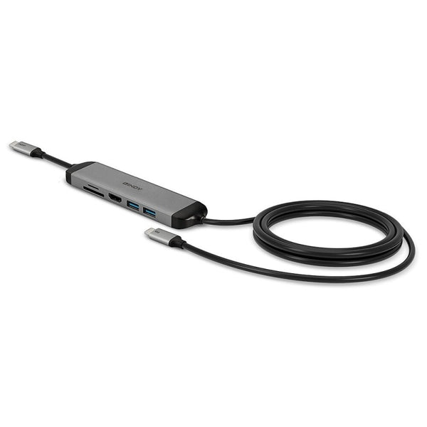 Shop Lindy DST-Micro 140 USB-C Micro Laptop Dock 4K HDMI - Grey Online ...