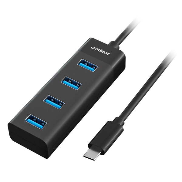 Shop mbeat USB-C to 4 Port 3.0 Hub - Black Online at Horizon Store ...