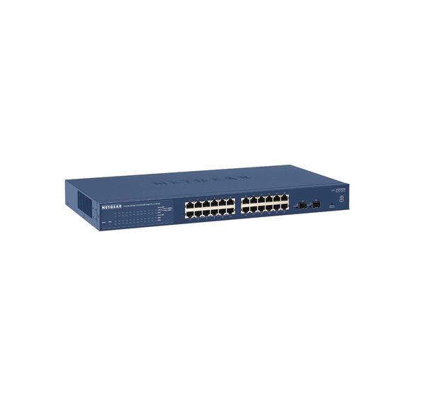 NETGEAR GS724T Prosafe 24-Port Gigabit Ethernet Smart Switch- Blue ...