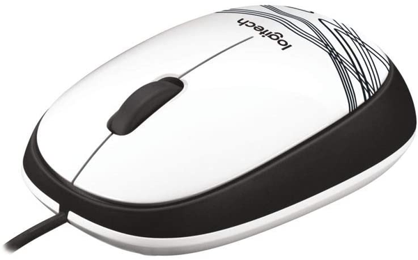 Logitech M105 Corded Optical Mouse - White – Horizon Store